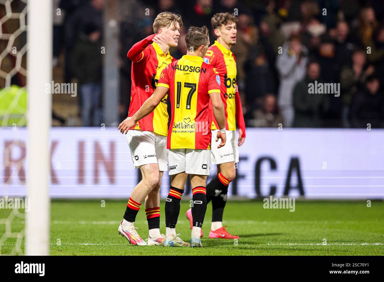 DEVENTER, NETHERLANDS - FEBRUARY 5: Robbin Weijenberg of Go Ahead ...