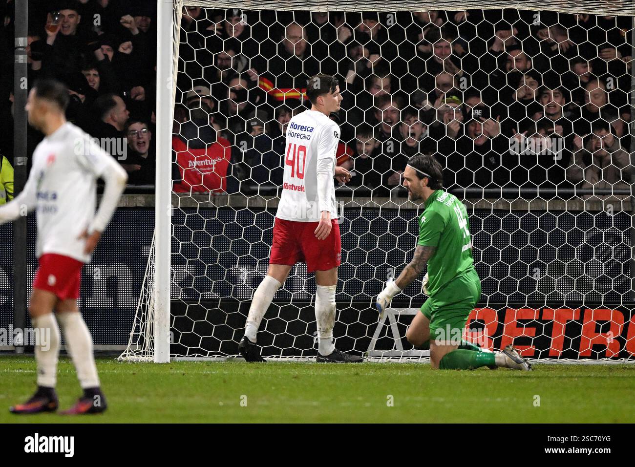 DEVENTER - Dylan Rietveld of VV Noordwijk during the KNVB Cup match ...