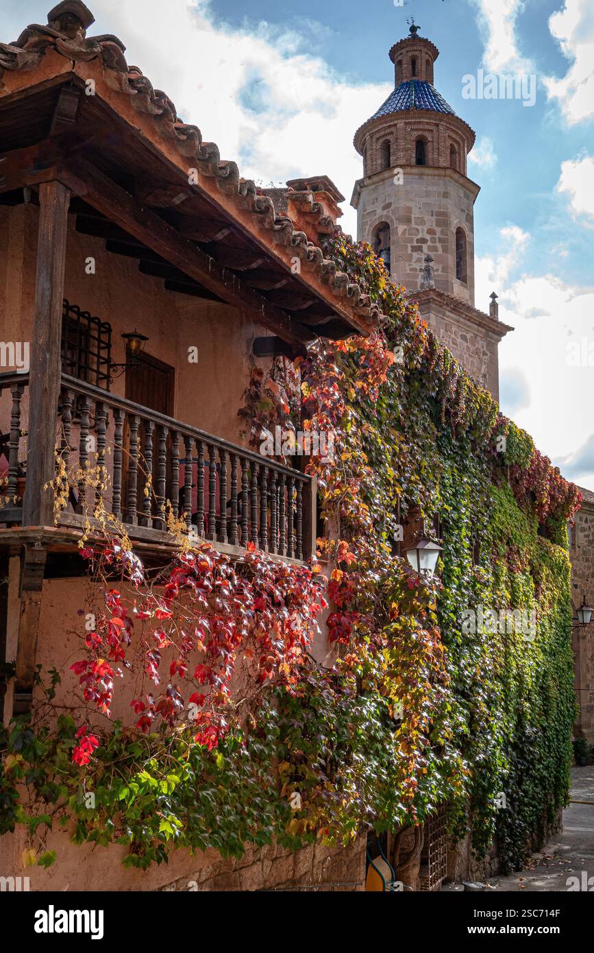 Architecture of Cabra de Mora. Teruel. Spain Stock Photo - Alamy