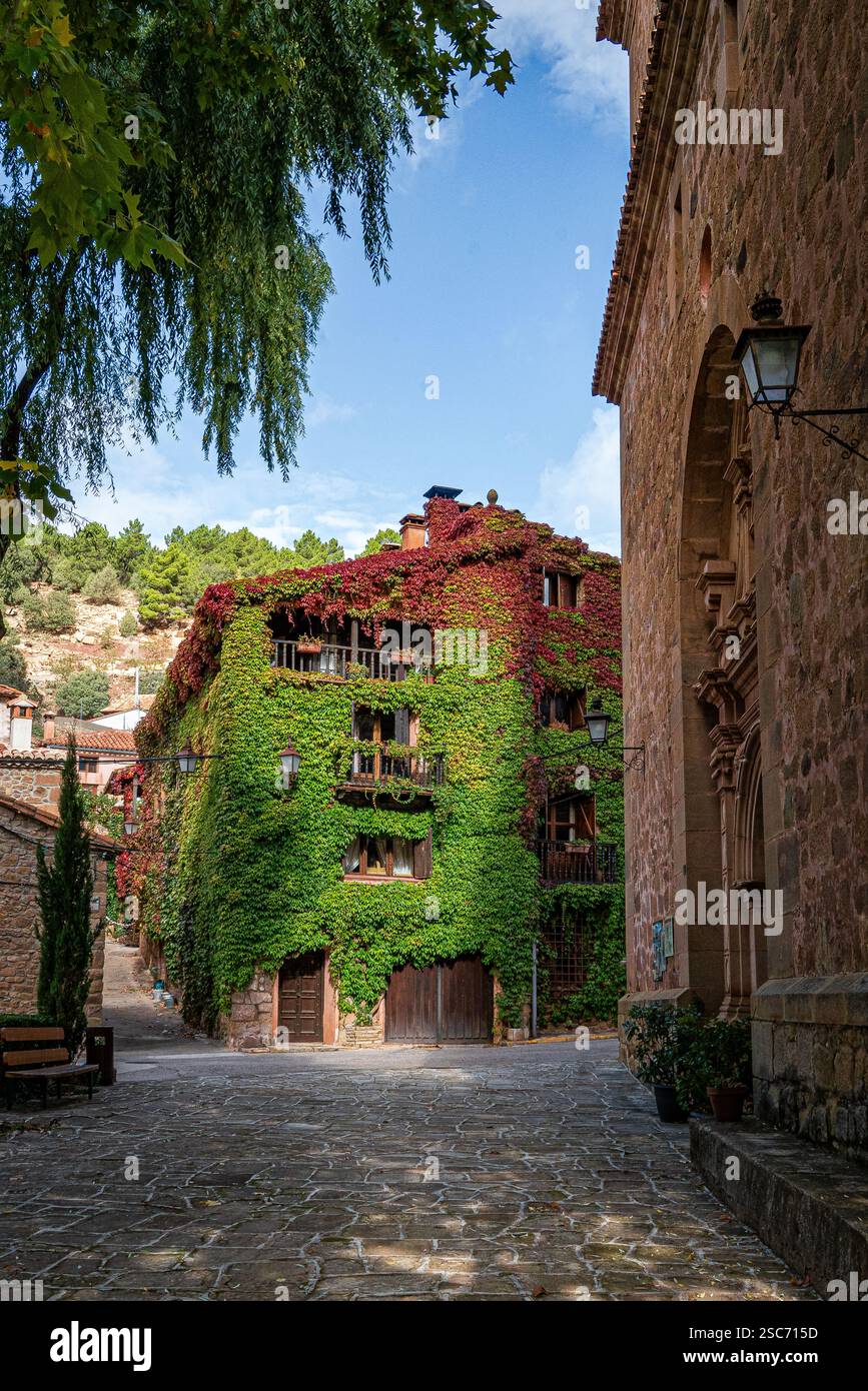 Architecture of Cabra de Mora. Teruel. Spain Stock Photo - Alamy