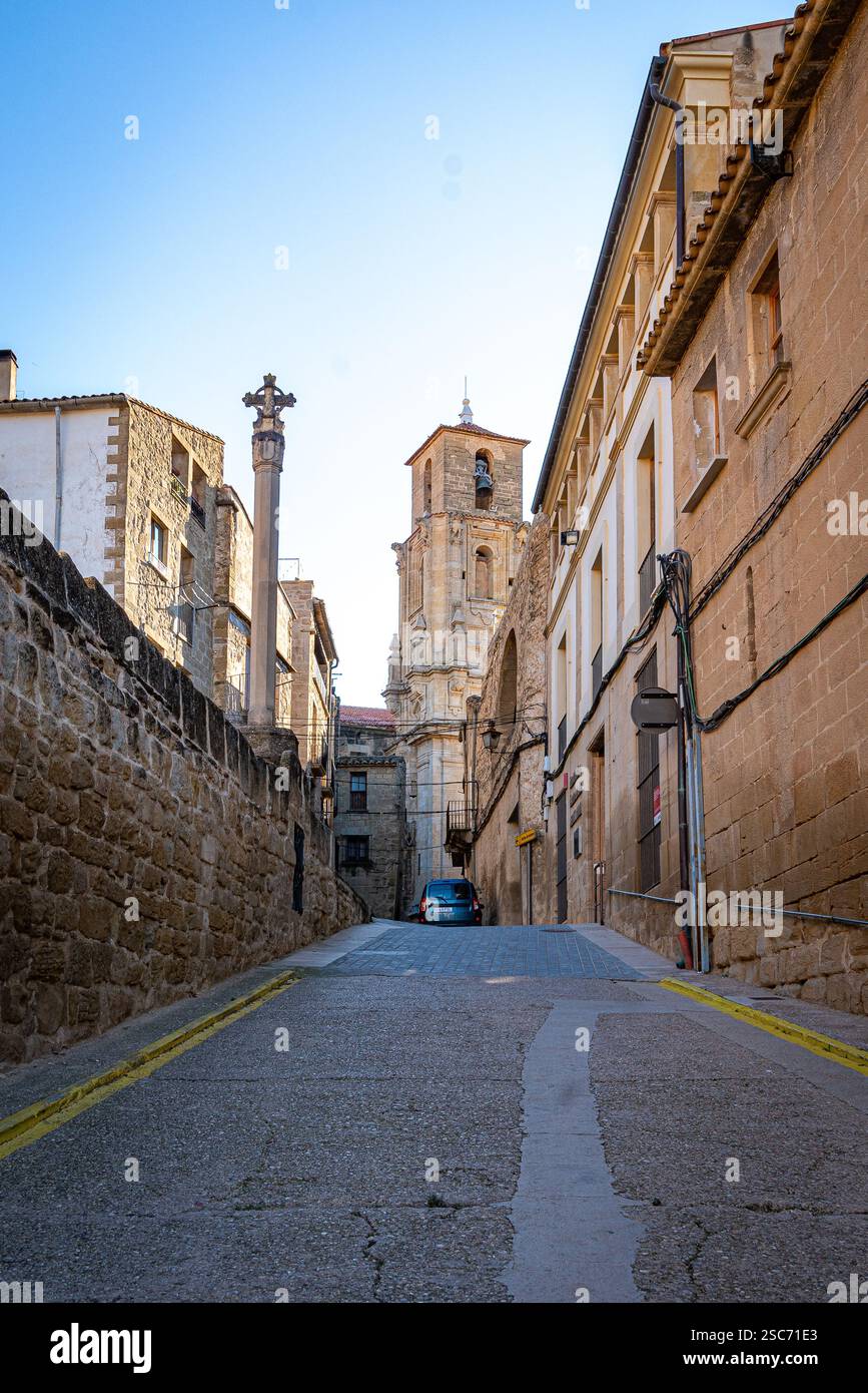 Architecture of Calaceite. Teruel. Spain Stock Photo - Alamy