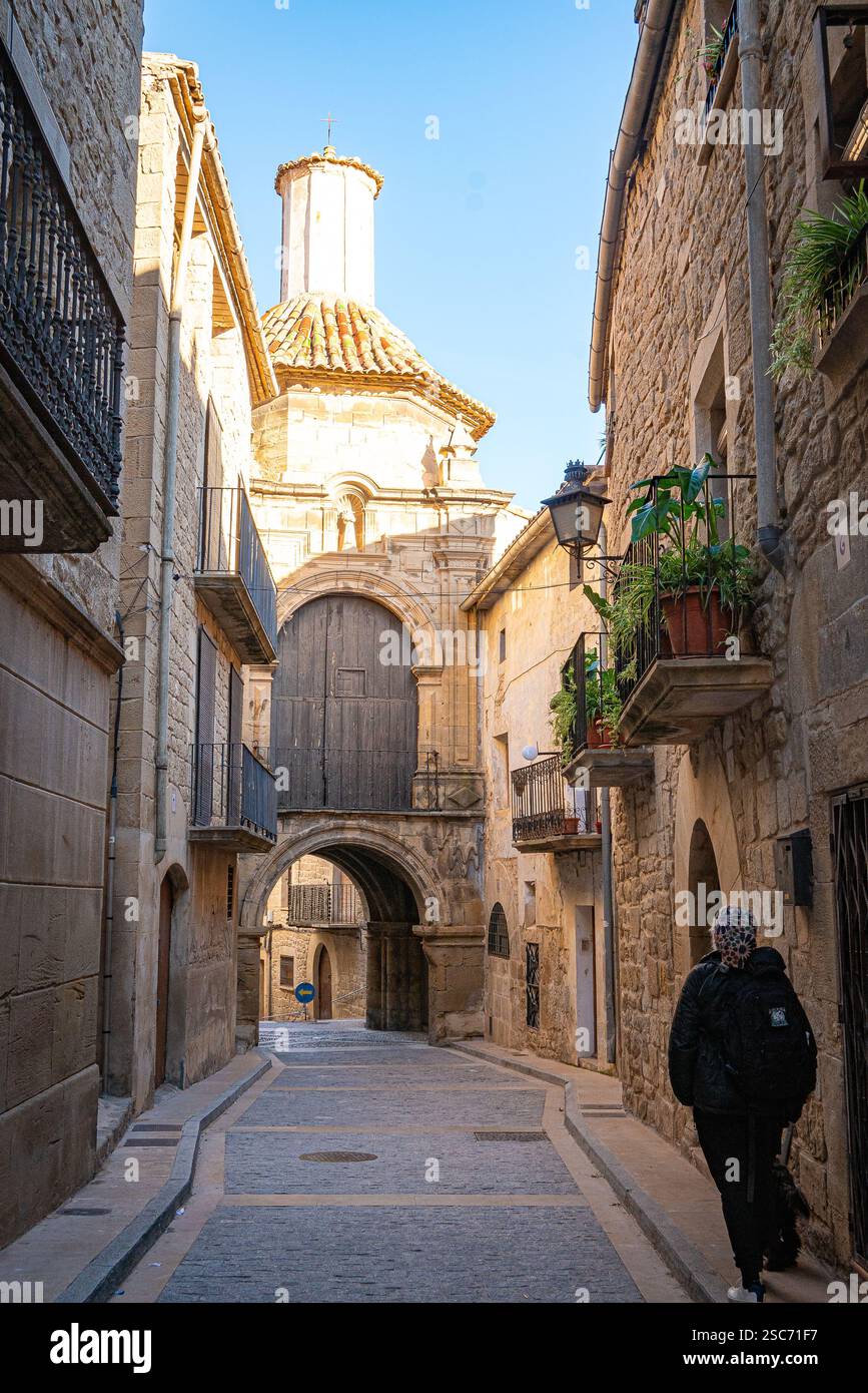 Architecture of Calaceite. Teruel. Spain Stock Photo - Alamy