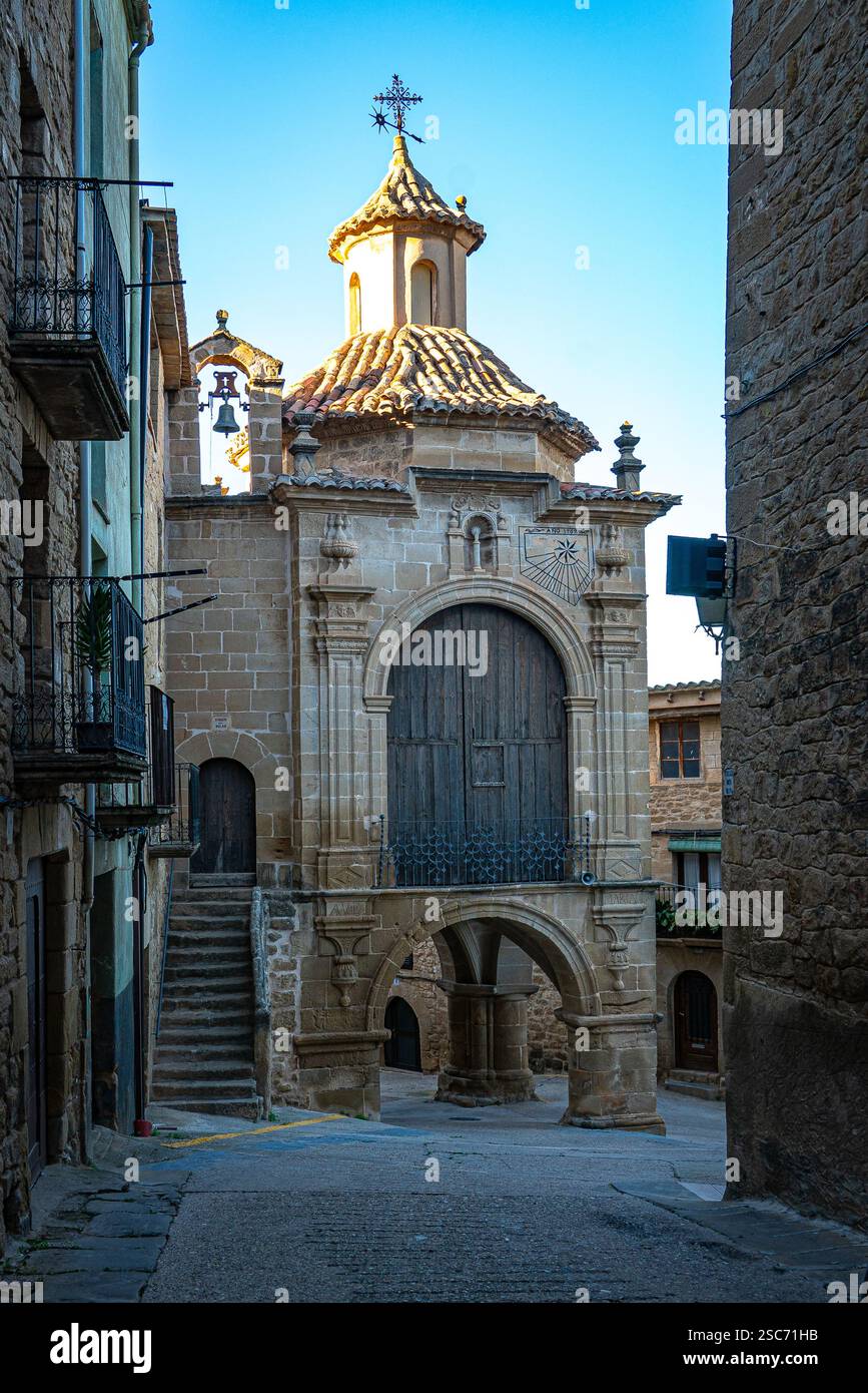 Architecture of Calaceite. Teruel. Spain Stock Photo - Alamy