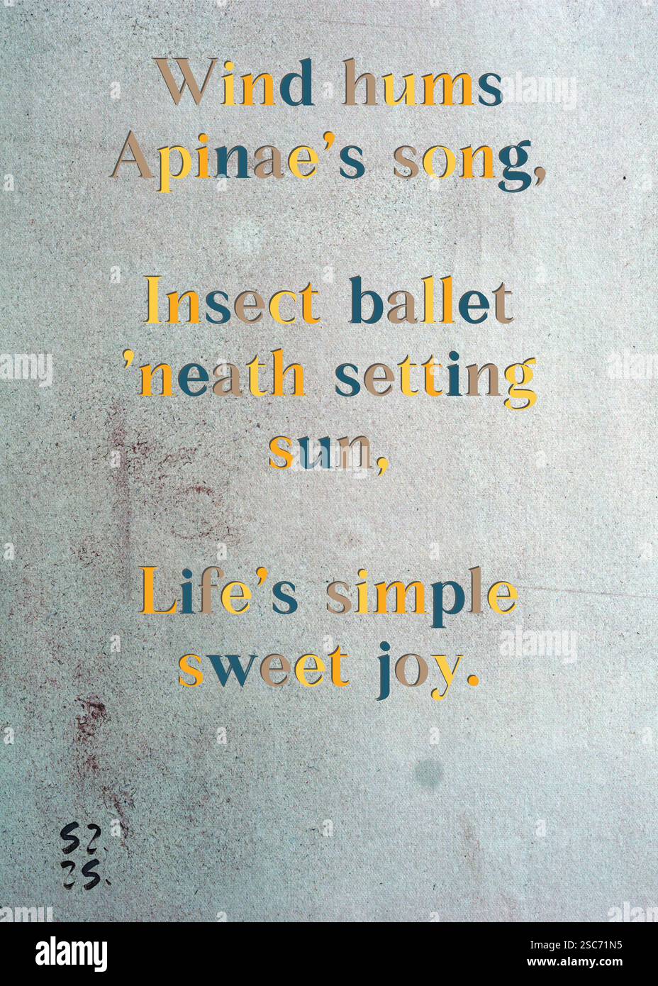 Wind hums Apinae's song, Insect ballet 'neath setting sun, Life's ...