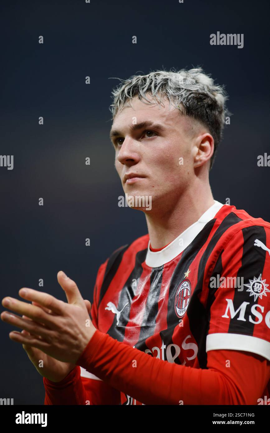 San Siro, Milan, Italy. 05th Feb, 2025. Alejandro Jimenez of AC Milan ...