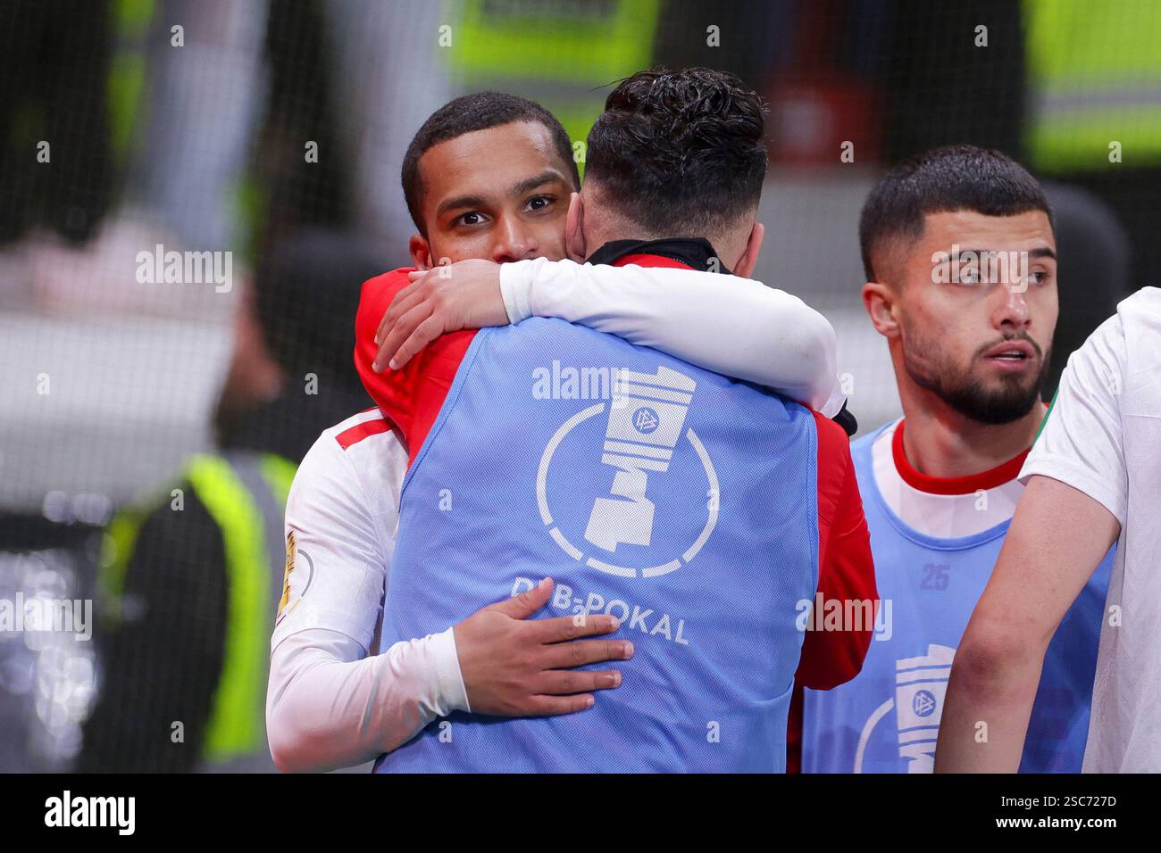 Leverkusen, Deutschland. 05th Feb, 2025. 05.02.2025, Viertelfinale im DFB-Pokal zwischen Bayer ...