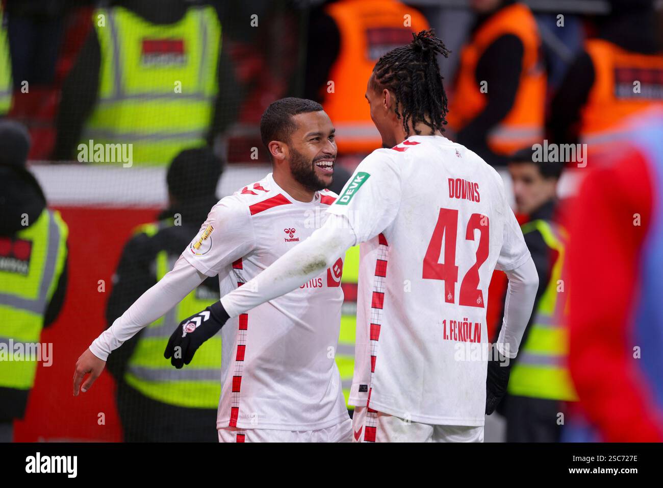 Leverkusen, Deutschland. 05th Feb, 2025. 05.02.2025, Viertelfinale im DFB-Pokal zwischen Bayer ...