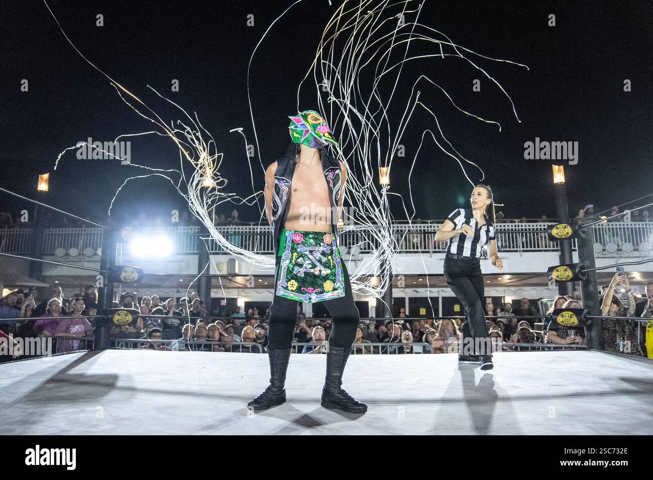 Serpentico is seen during Chris Jericho's Rock 'N' Wrestling Rager at ...
