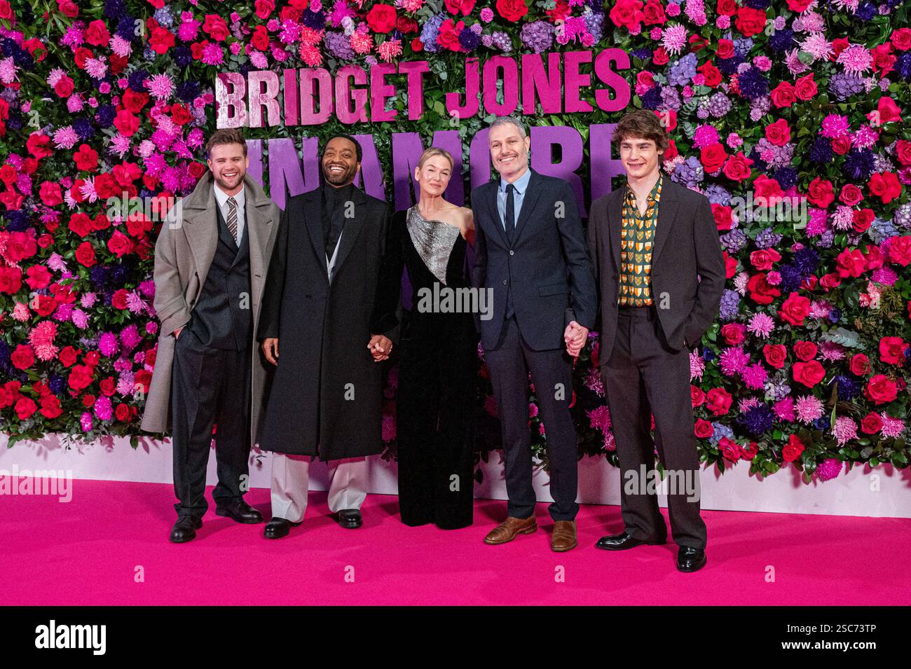From left : actor Leo Woodall, actor Chiwetel Ejiofor, actress Renée ...