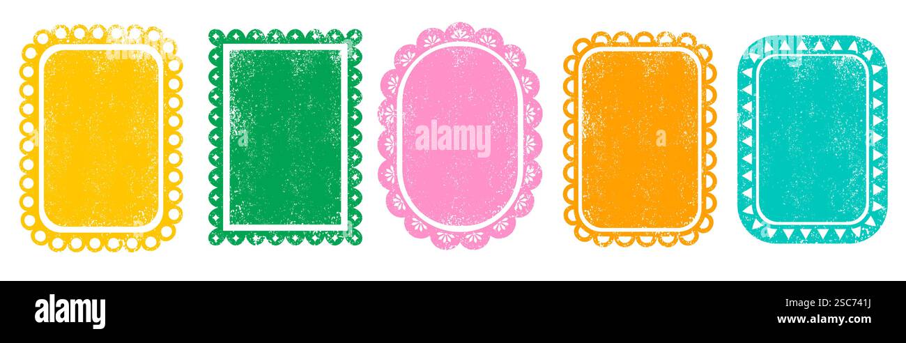 Mexican Frames collection. Wedding, Cinco de Mayo, Fiesta, Dia De Los ...