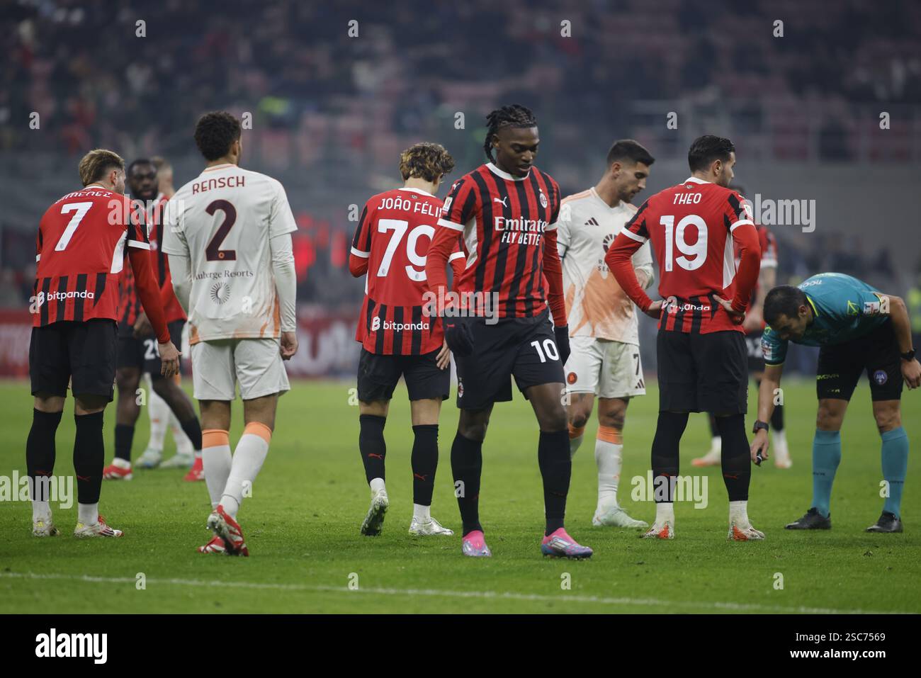 Milan, Italy. 05th Feb, 2025. Rafel Leao of AC Milan during the Coppa ...