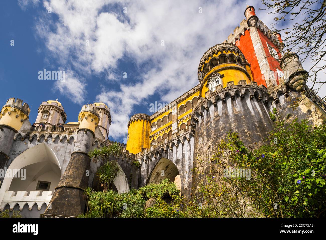 Palace da Pena, Parque da Pena, Sintra-Cascais Natural Park, Lisbon ...
