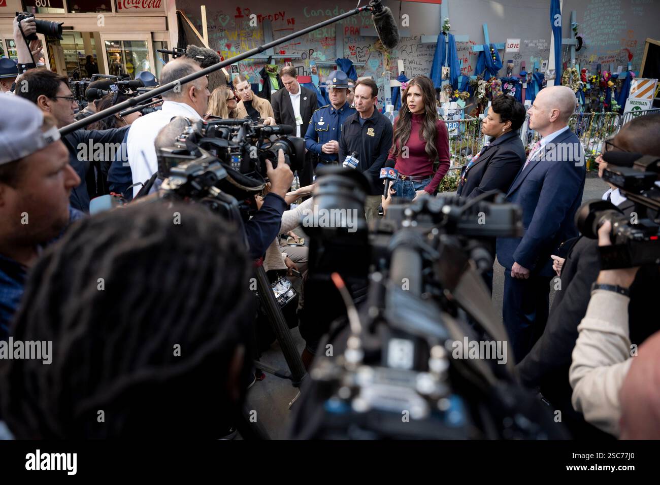 Department of Homeland Security (DHS) Secretary Kristi Noem travels to ...