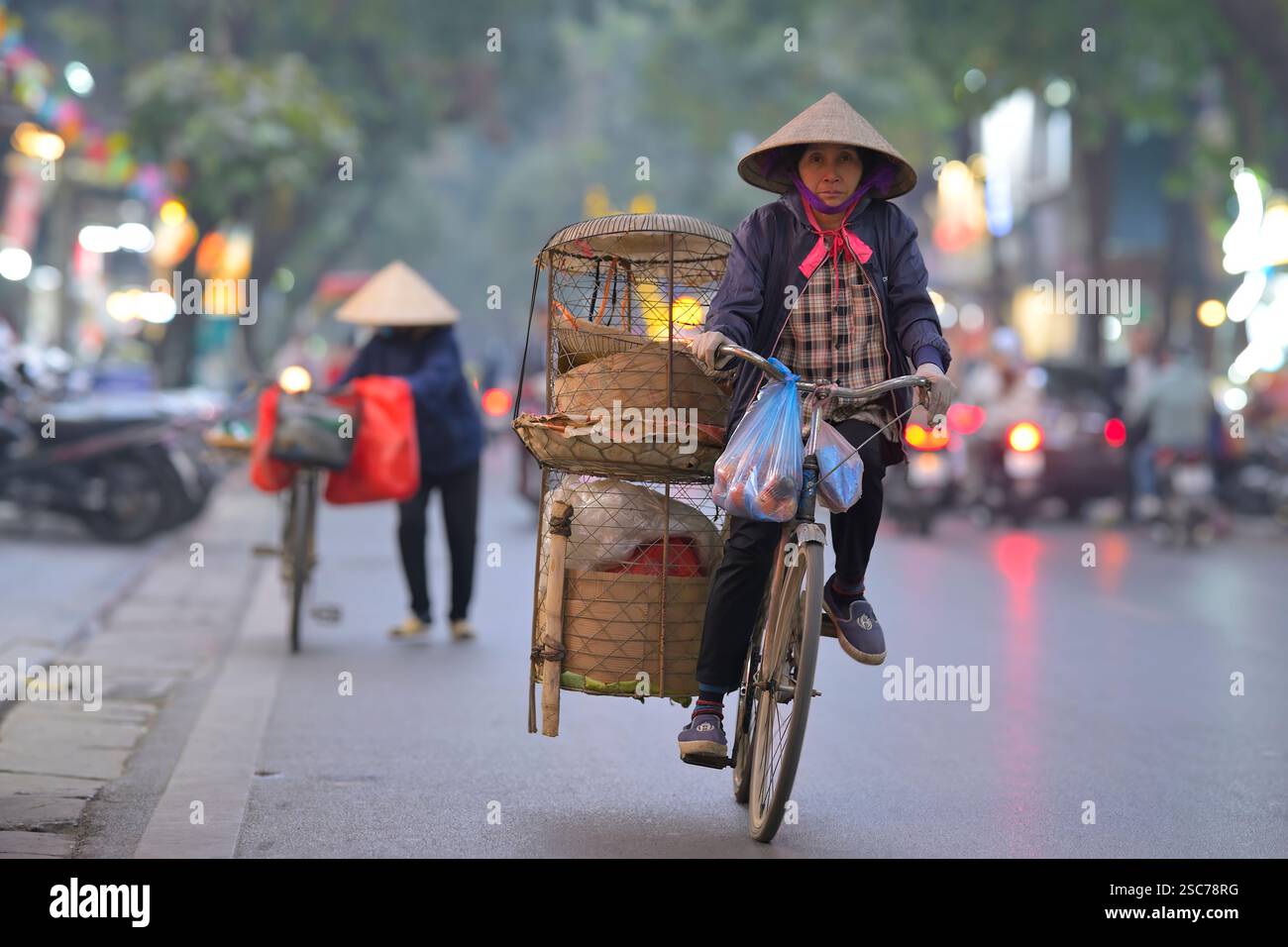 The vibrant life in Hanoi, capital of Vietnam VN Stock Photo - Alamy