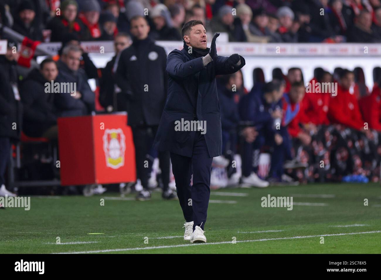 Leverkusen, Deutschland. 05th Feb, 2025. 05.02.2025, Viertelfinale im DFB-Pokal zwischen Bayer ...