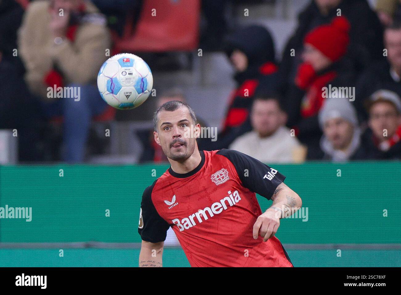 Leverkusen, Deutschland. 05th Feb, 2025. 05.02.2025, Viertelfinale im DFB-Pokal zwischen Bayer ...