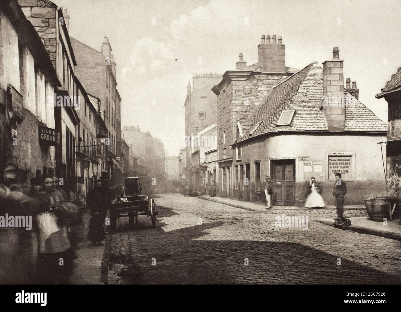 Main Street, Gorbals, Glasgow, Looking North. Photogravure of ...