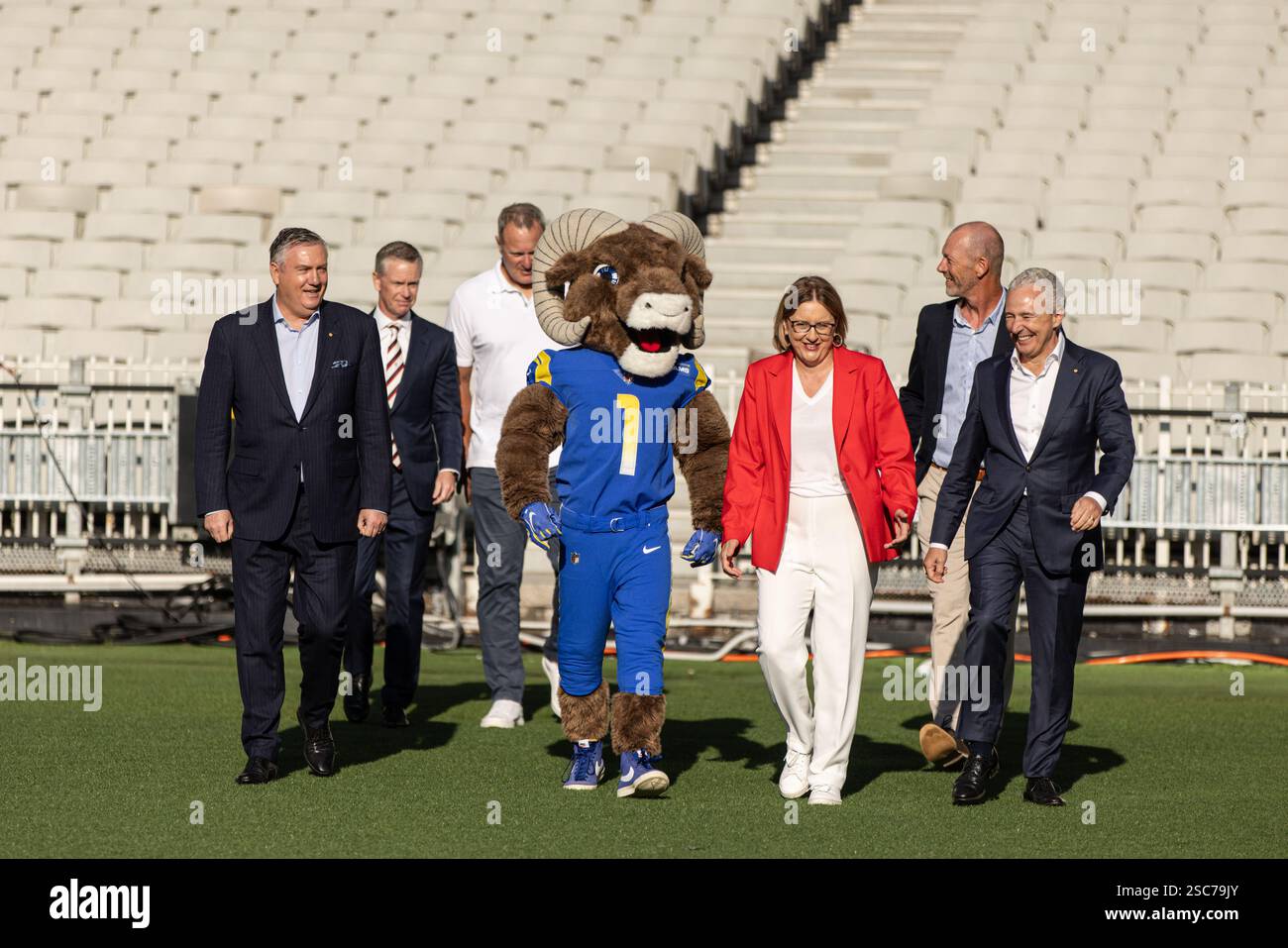 Melbourne, Australia. 06th Feb, 2025. Victorian Premier Jacinta Allan ...