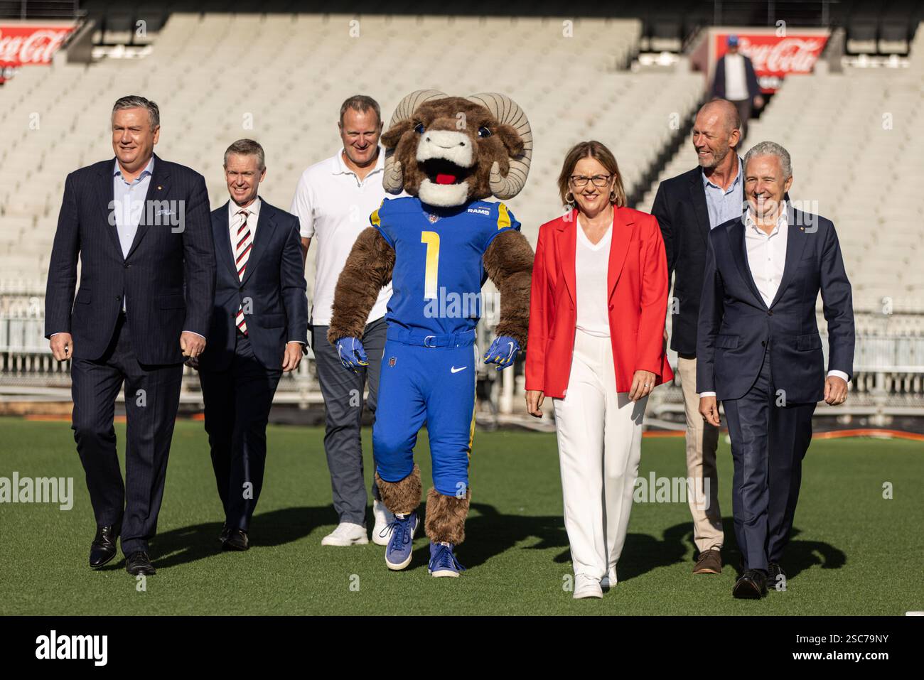 Melbourne, Australia. 06th Feb, 2025. Victorian Premier Jacinta Allan ...