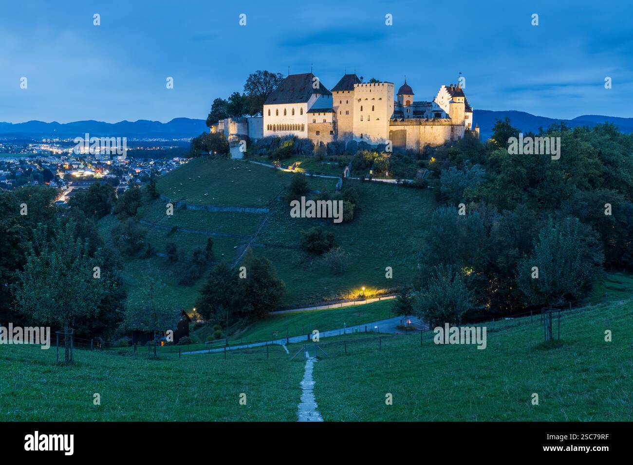 Lenzburg Castle, Aargau, Switzerland Stock Photo - Alamy