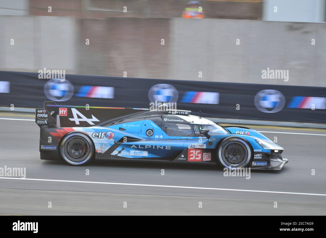 Works entered Alpine A424 LMDh Hypercar of Paul-Loup Chatin, Ferdinand ...