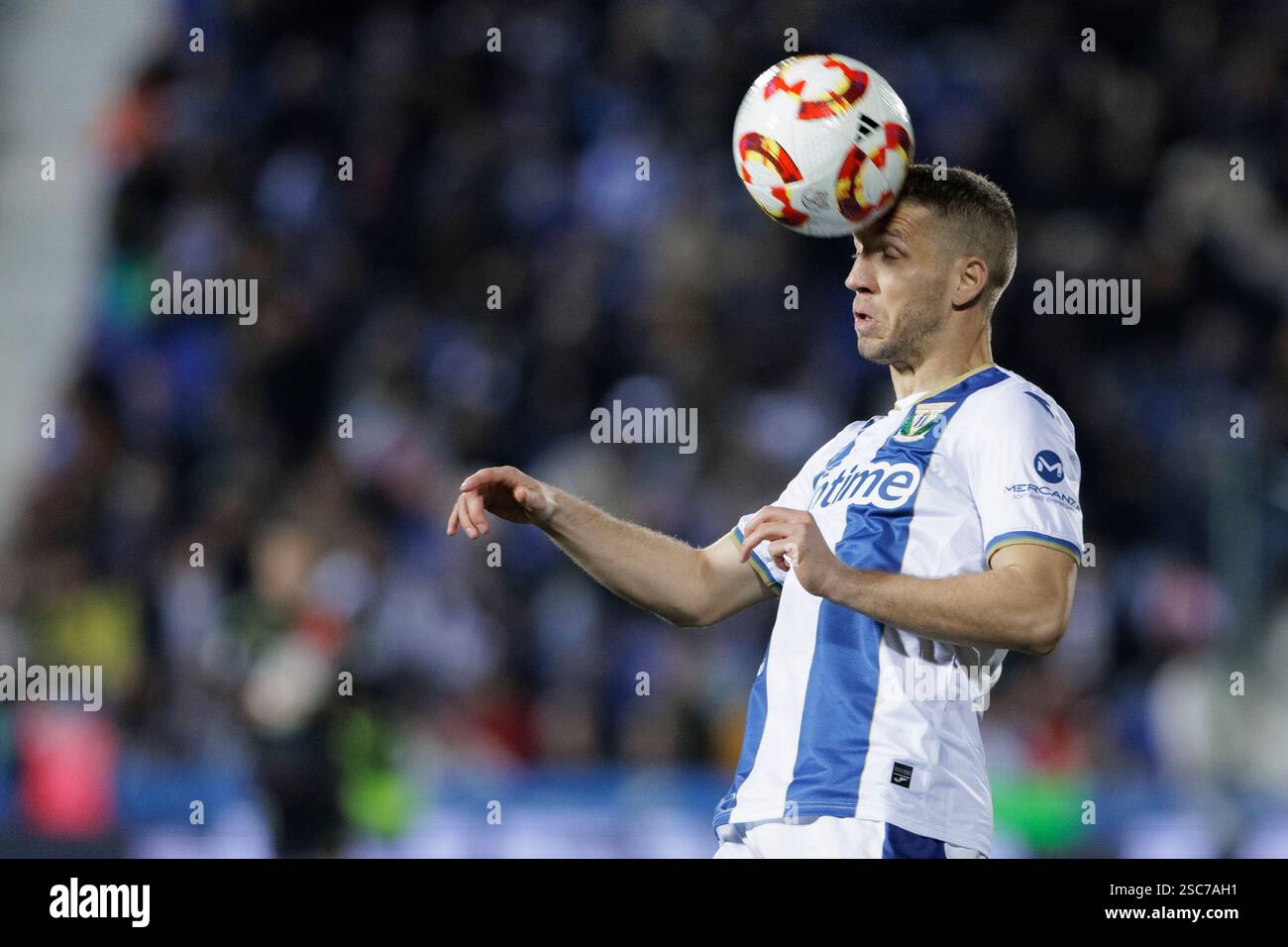 MADRID, SPAIN - February 5: Darko Brasanac of Leganes in action during ...