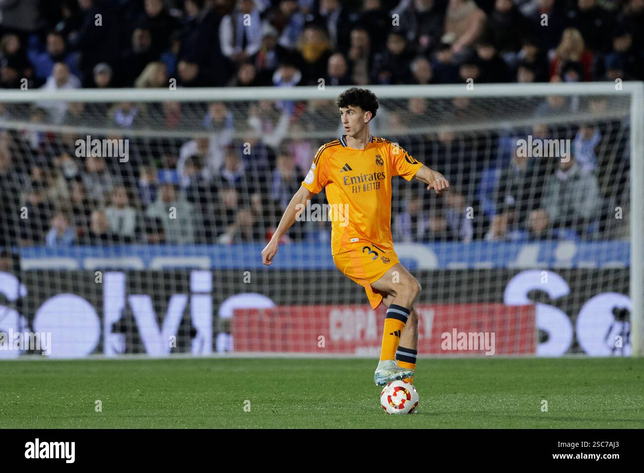 MADRID, SPAIN - February 5: Jacobo Ramon of Real Madrid controls the ...