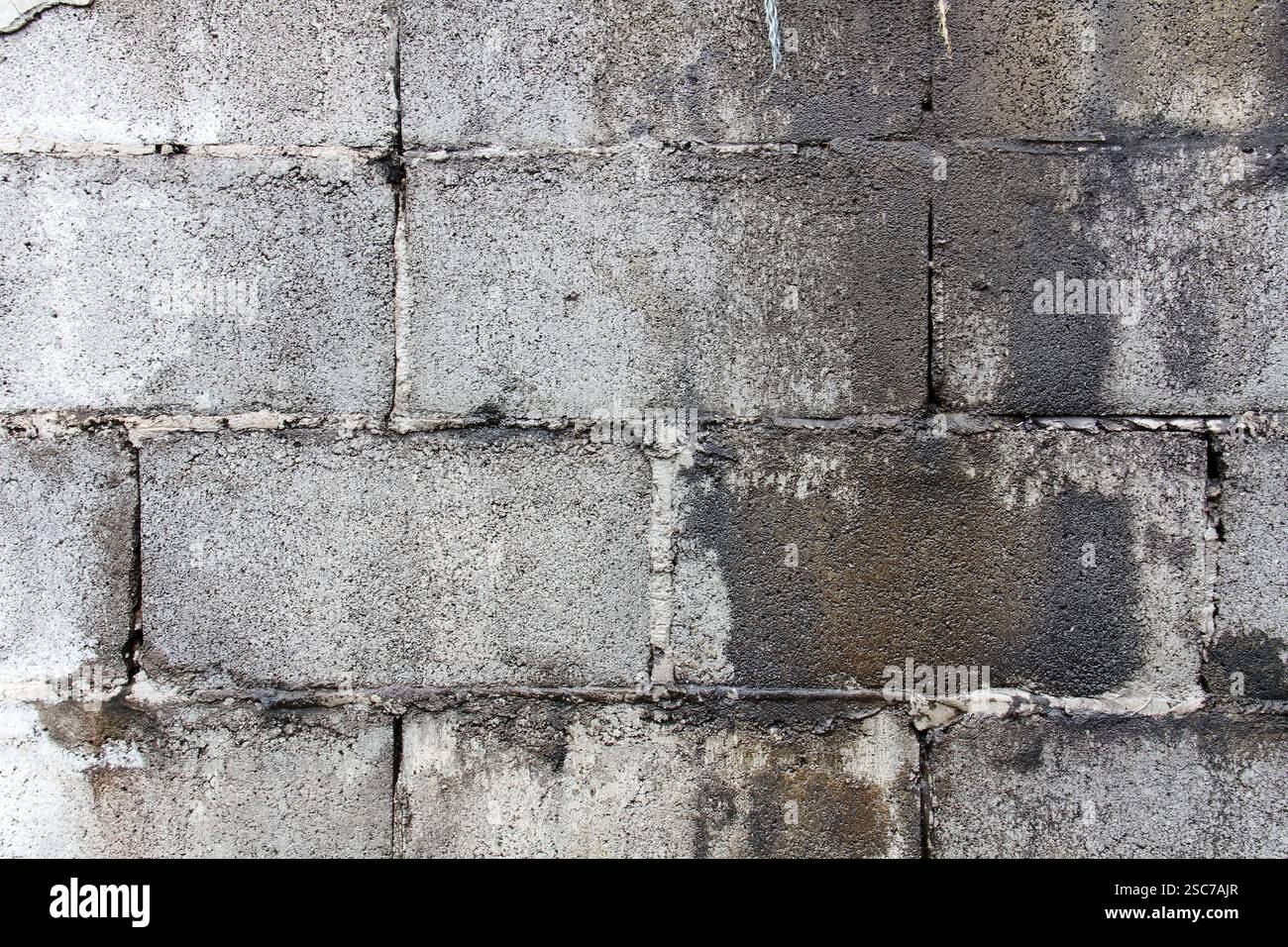 old concrete block wall background texture Stock Photo - Alamy