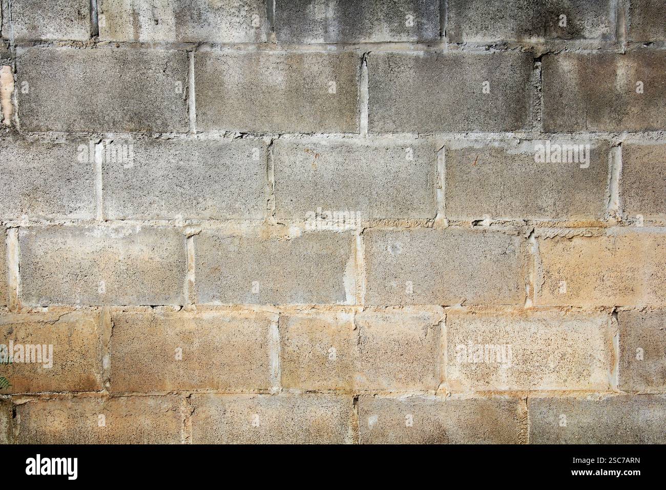 old concrete block wall background texture Stock Photo - Alamy