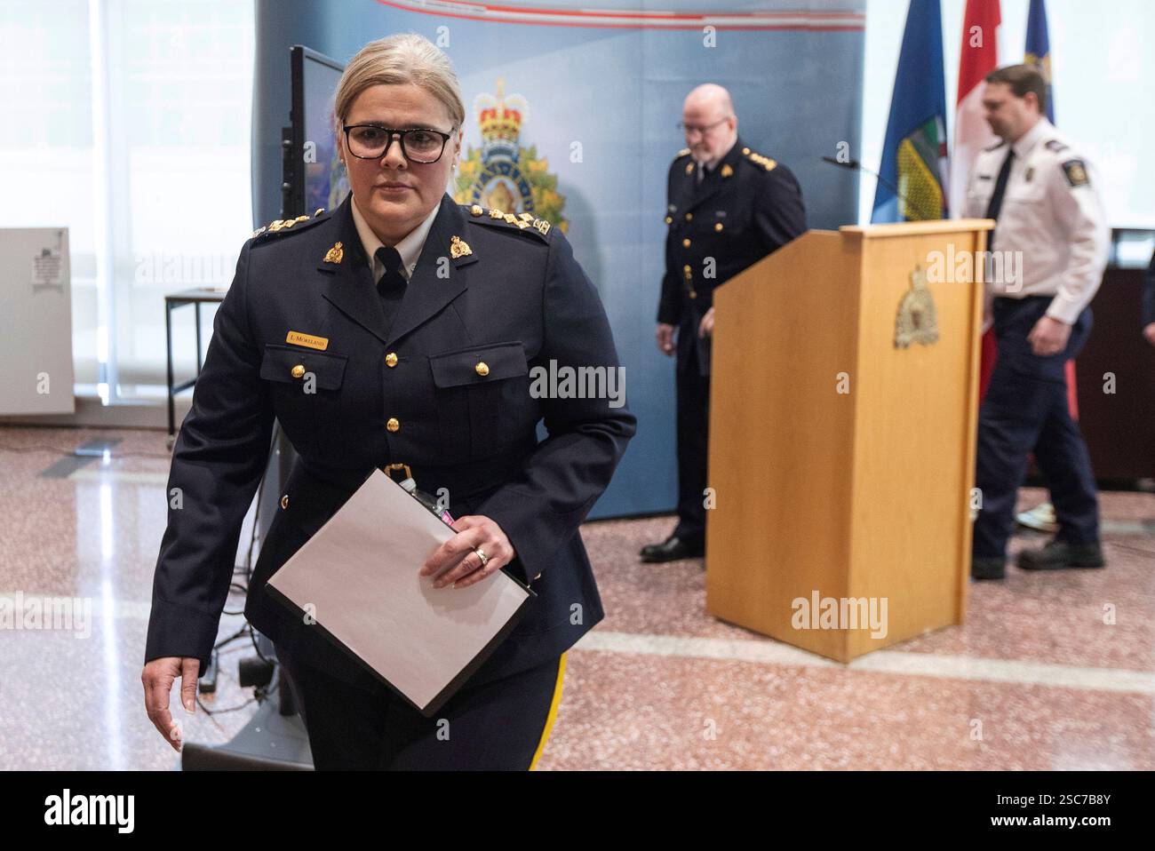 Assistant Commissioner Lisa Moreland, Regional Commander of the RCMP ...