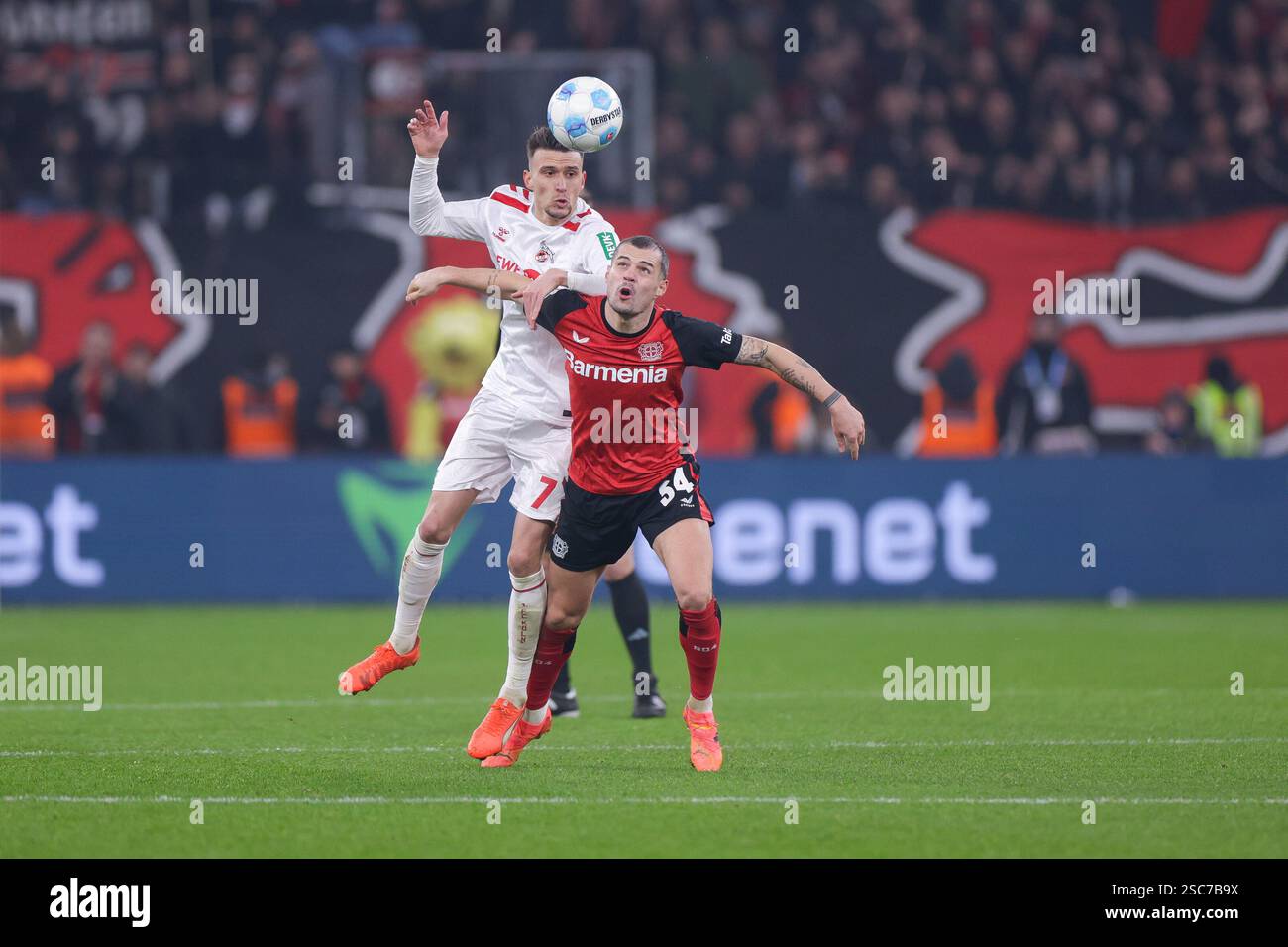 Leverkusen, Deutschland. 05th Feb, 2025. 05.02.2025, Viertelfinale im DFB-Pokal zwischen Bayer ...