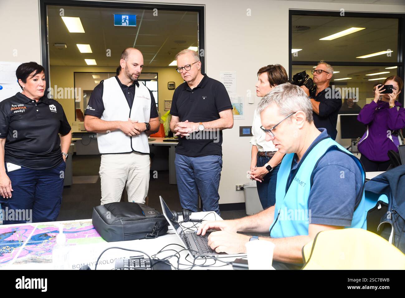 Townsville, Australia. 06th Feb, 2025. Prime Minister Anthony Albanese ...