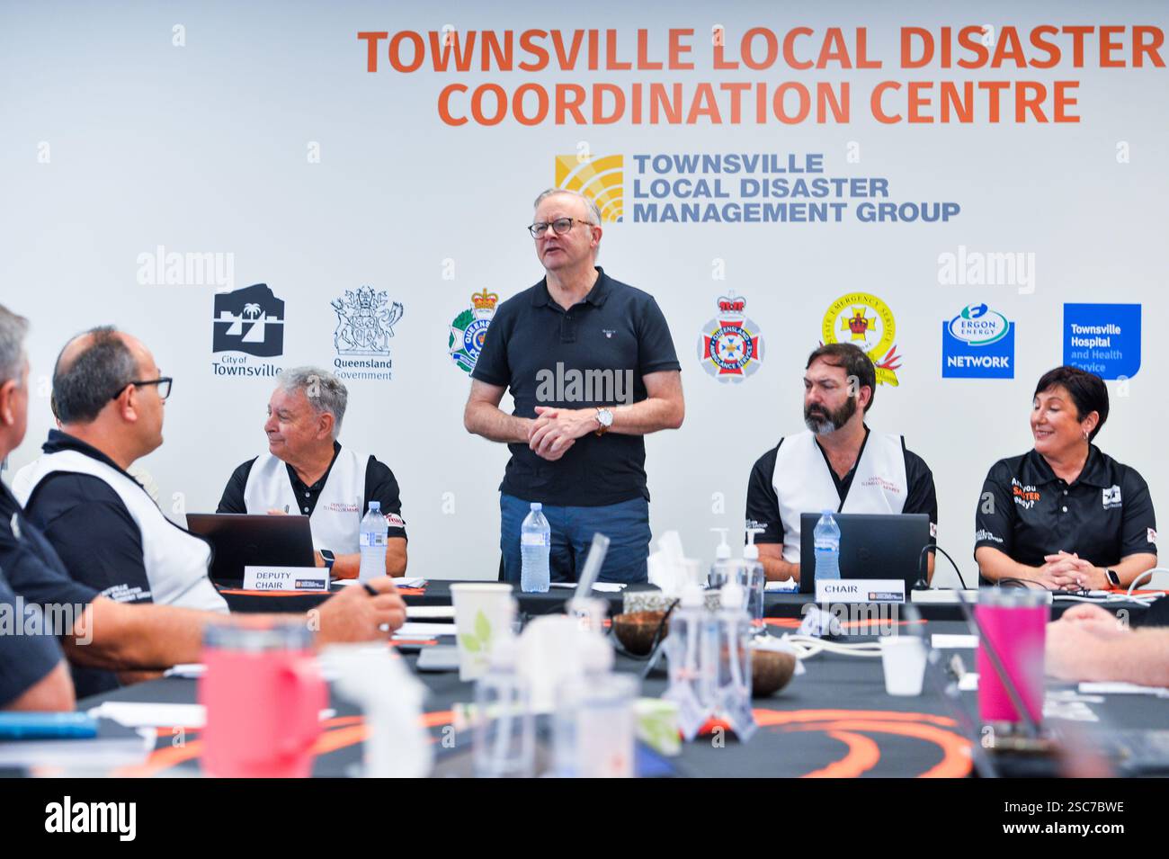 Townsville, Australia. 06th Feb, 2025. Prime Minister Anthony Albanese ...