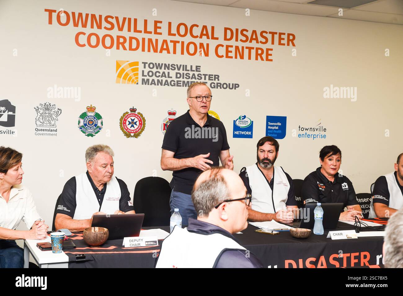 Townsville, Australia. 06th Feb, 2025. Prime Minister Anthony Albanese ...