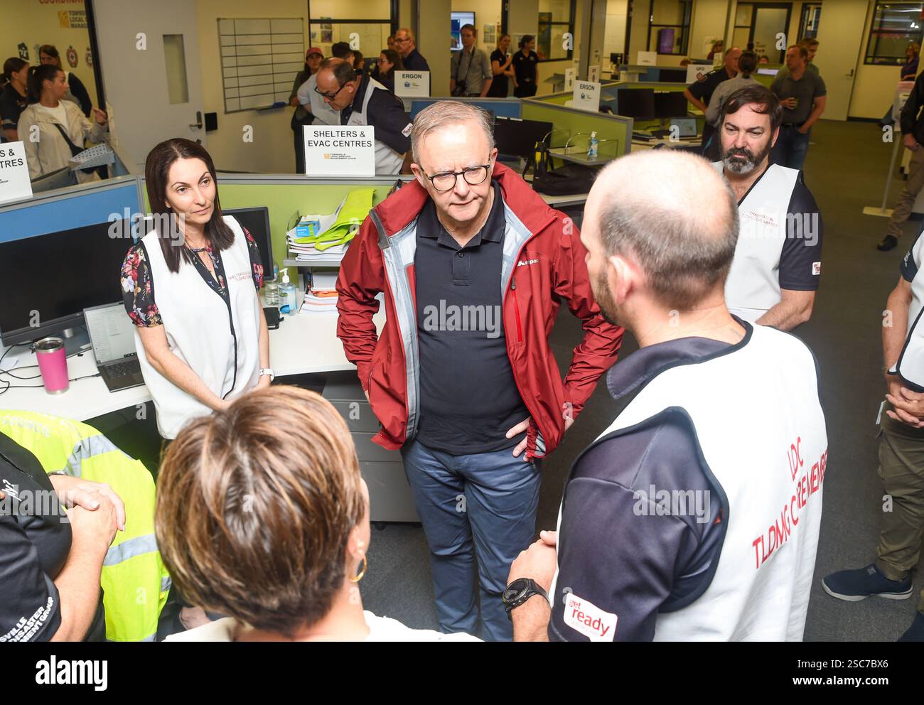 Townsville, Australia. 06th Feb, 2025. Prime Minister Anthony Albanese ...