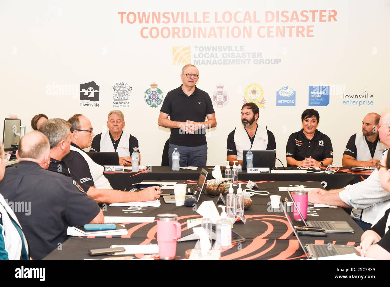 Townsville, Australia. 06th Feb, 2025. Prime Minister Anthony Albanese ...