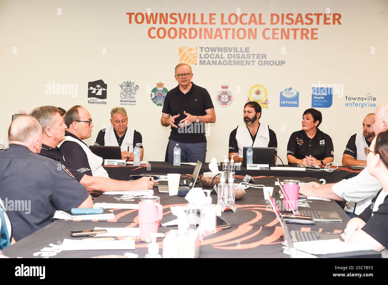 Townsville, Australia. 06th Feb, 2025. Prime Minister Anthony Albanese ...