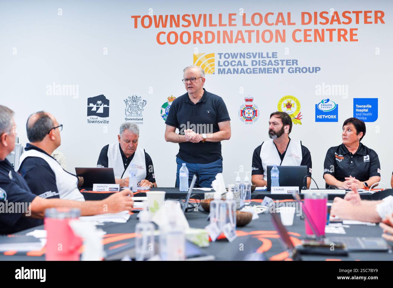 Townsville, Australia. 06th Feb, 2025. Prime Minister Anthony Albanese ...