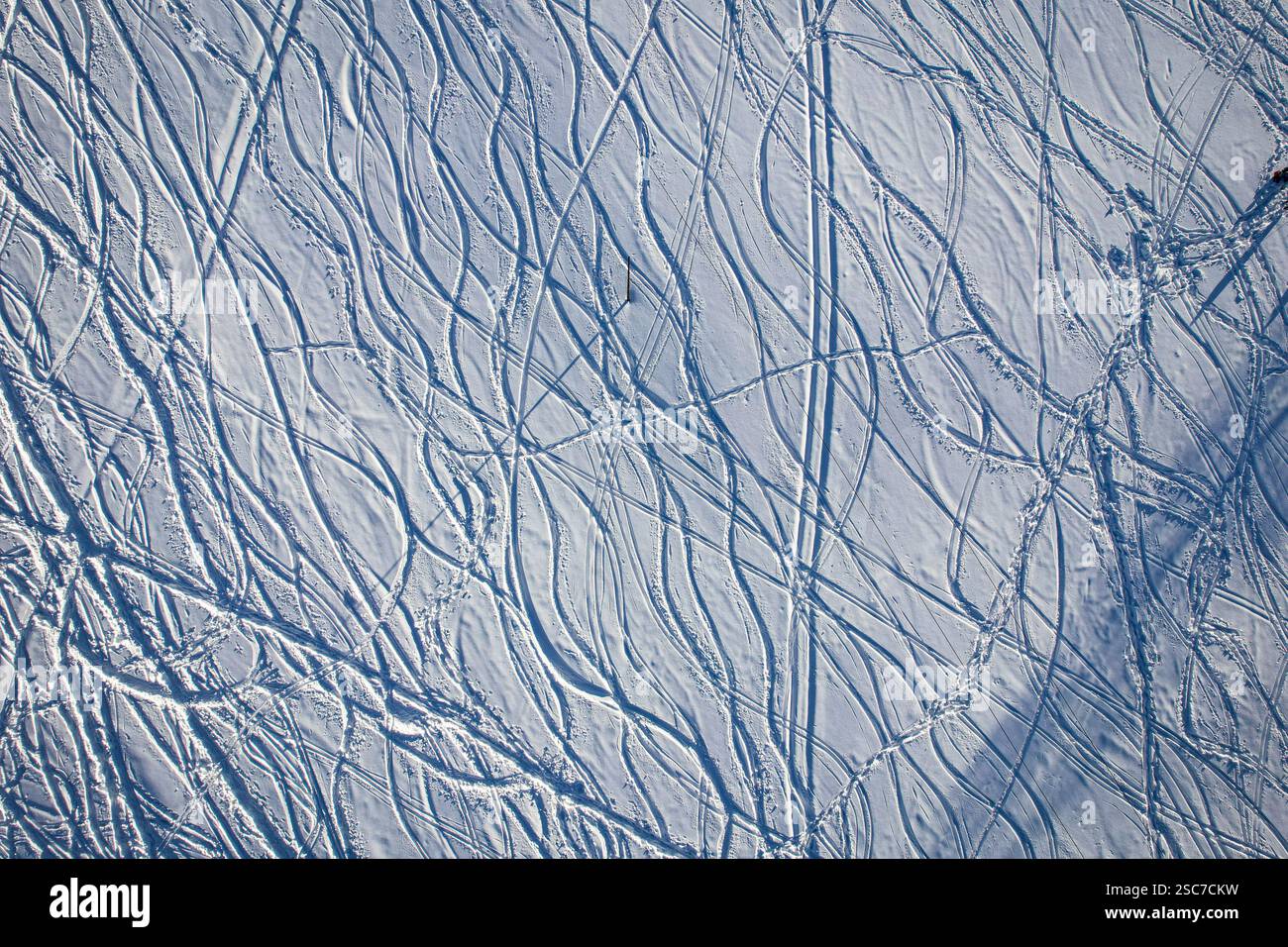 Aerial view free ride ski hi-res stock photography and images - Alamy