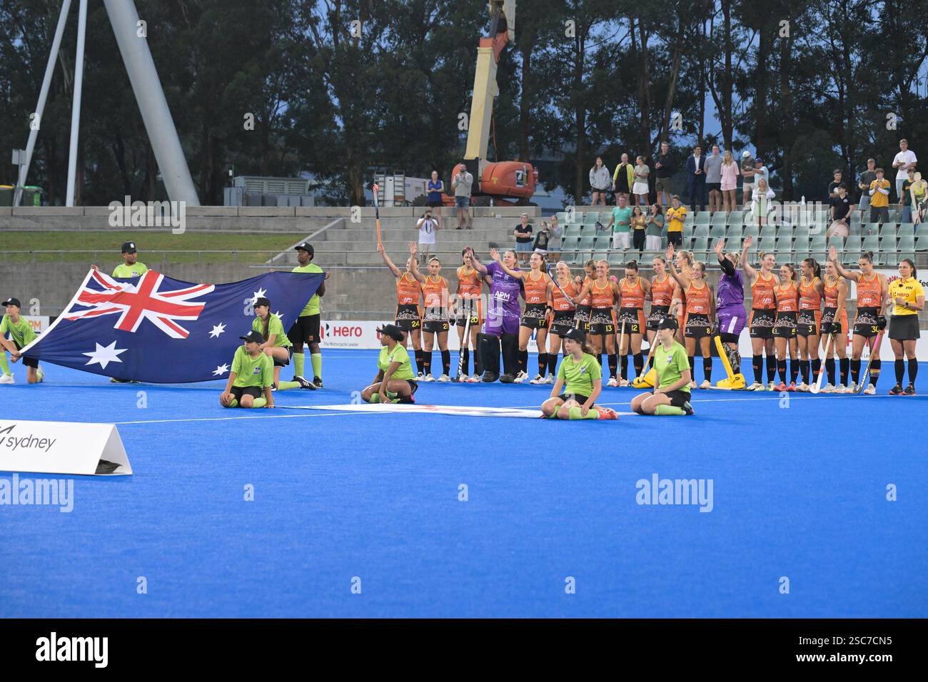 Sydney Olympic Park, Australia. 05th Feb, 2025. The Australia Women ...