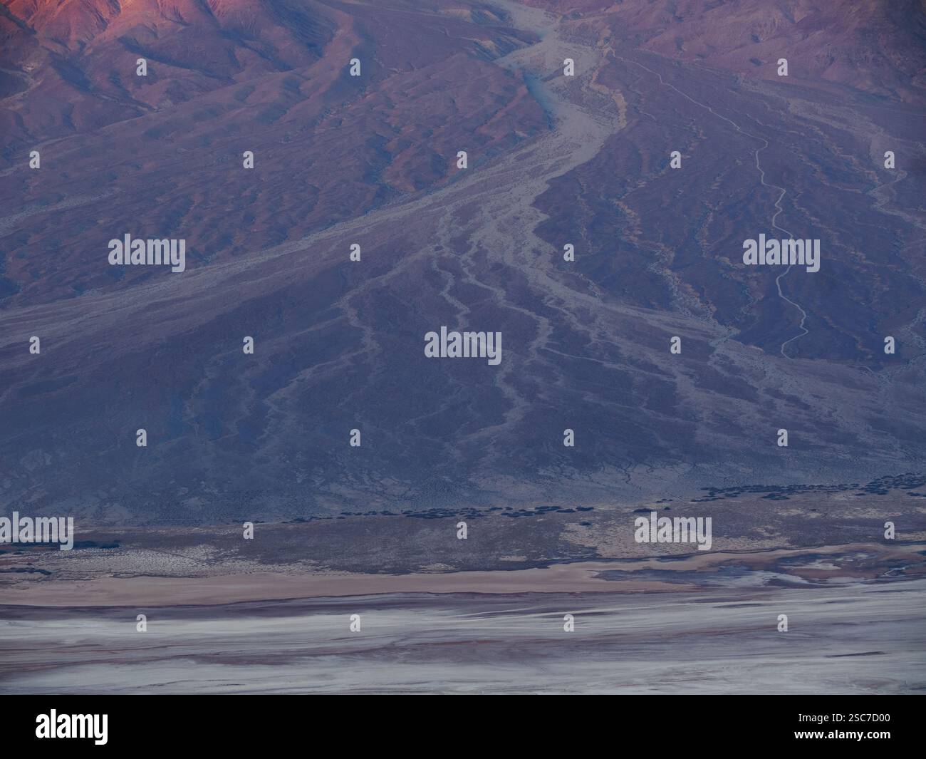 View of alluvial fan from Dante's View, Death Valley NP, CA Stock Photo ...
