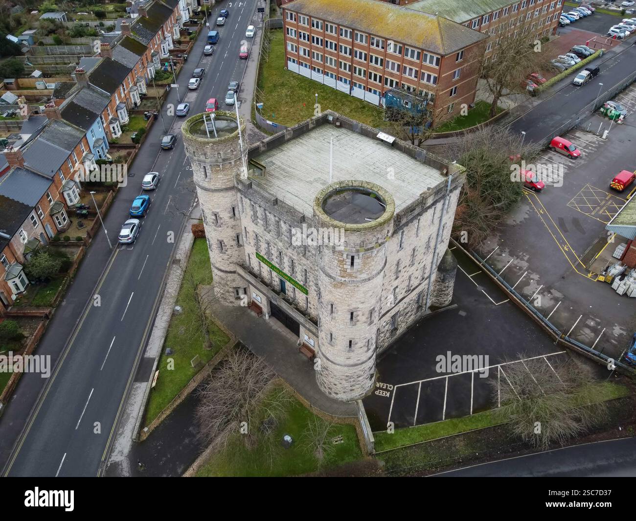 Dorchester, Dorset, UK. 5th February 2024. General aerial view of The ...