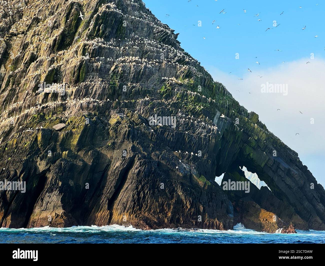Little Skellig Island, County Kerry, Atlantic ocean, South West Ireland ...