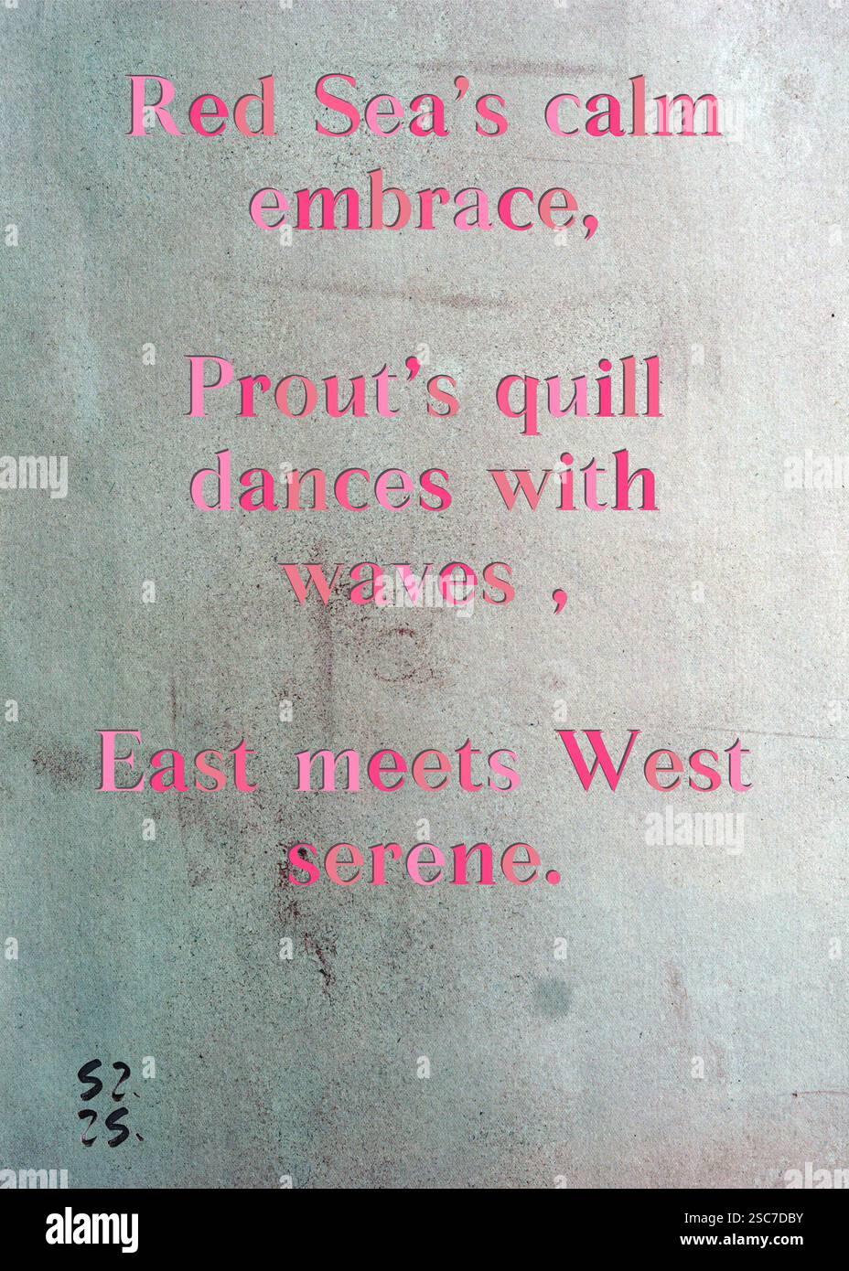 Red Sea's calm embrace, Prout's quill dances with waves , East meets ...
