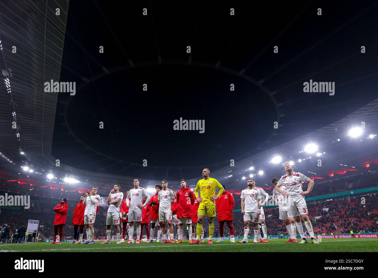 Leverkusen, Deutschland. 05th Feb, 2025. 05.02.2025, Viertelfinale im DFB-Pokal zwischen Bayer ...
