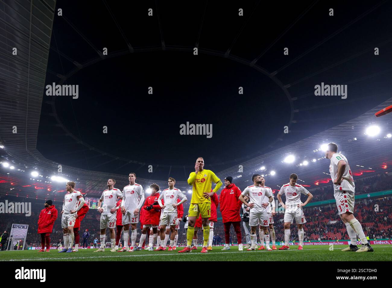 Leverkusen, Deutschland. 05th Feb, 2025. 05.02.2025, Viertelfinale im DFB-Pokal zwischen Bayer ...