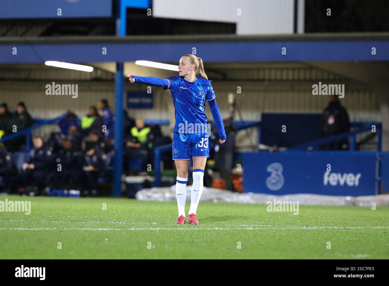 Aggie Beever-Jones (33 Chelsea) during the Women's League Cup game ...