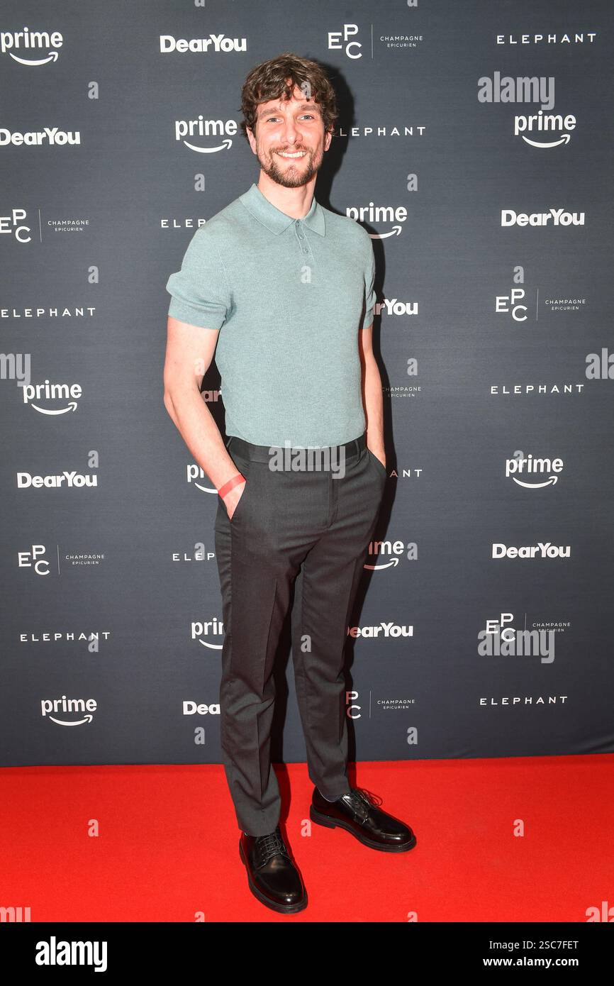 Paris, France. 05th Feb, 2025. French actor Lionel Erdogan poses for a ...