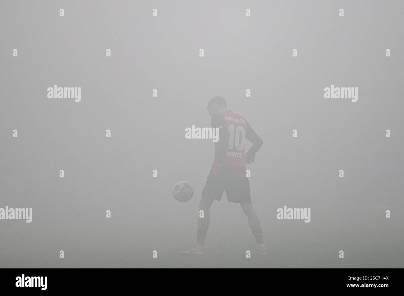 LEVERKUSEN, GERMANY - 5 FEBRUARY, 2025: Florian Wirtz - The match of Germany Cup (DFB Pokal ...