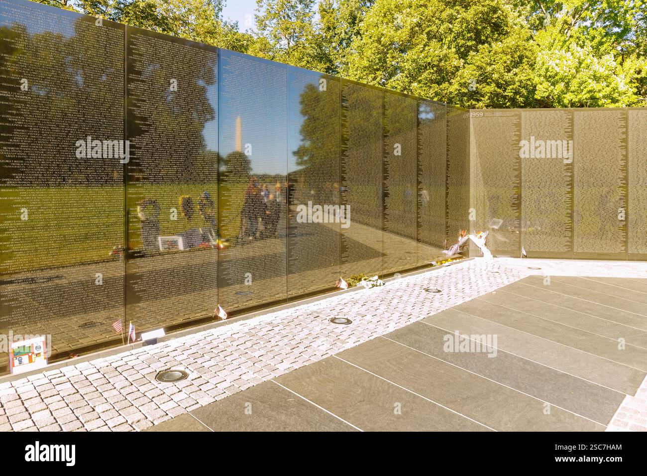 Vietnam Veterans Memorial at the National Mall and Memorial Parks in ...